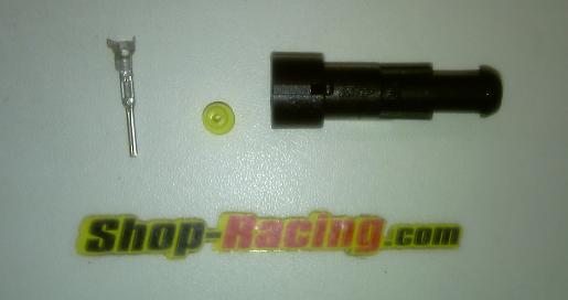 1 way Male AMP connector AMP, 1 way connectors, Connectors - Shop-racing